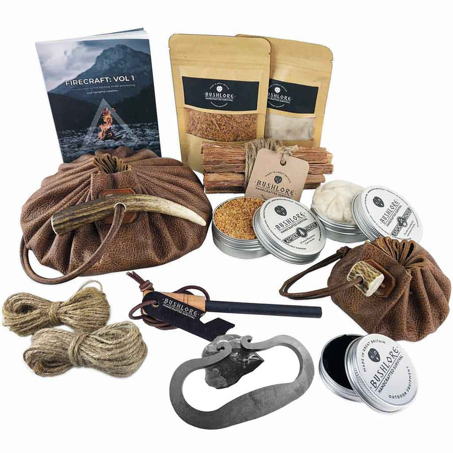 Fire Pouch Kit - Artisan – Borderland Bushcraft